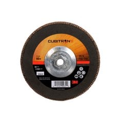 3M™ Cubitron™ II Flap Disc 967A, T27 Quick Change, 7 in x 5/8-11, 60+ Y ...