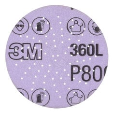 3M™ Hookit™ Clean Sanding Disc 360L, P800, 3 in, Die 300LG, 100 per ...