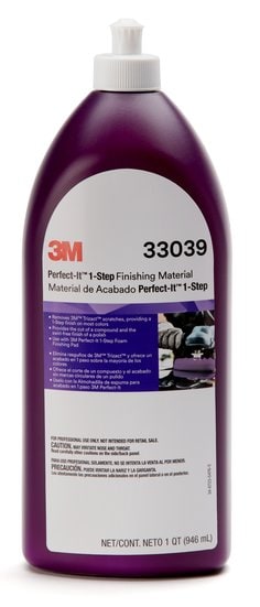 3M™ Perfect-It™ 1-Step Finishing Material, 33039, 1 qt (32 fl oz), 6 ...