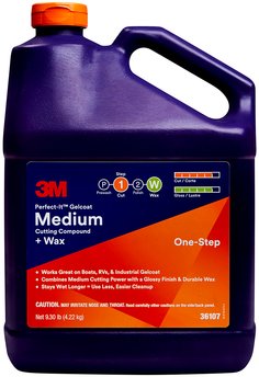 3M™ Perfect-It™ Gelcoat Medium Cutting Compound + Wax, 36107, 1 gallon ...