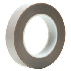 3M™ PTFE Film Tape 5481, Gray, 1 in x 36 yd, 6.8 mil, 7 Rolls/Case (Order of 2 Cases of 7 ...